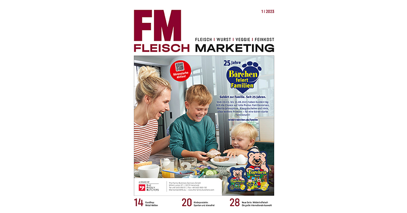 Neuer Look: Fleisch Marketing 1/2023 - Fleischnet.de
